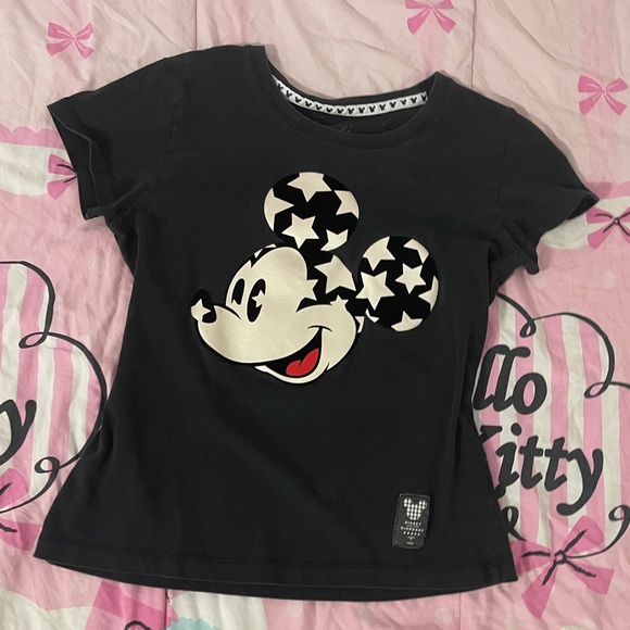 Disney | Tops | Disney X Giordano Mickey Mouse Stars Tshirt Vintage ...